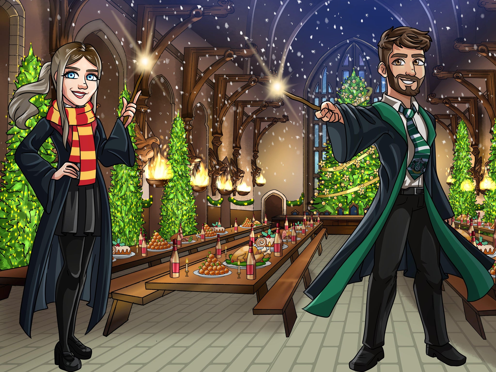 Custom Turned Wizard Portrait + Unframed Poster